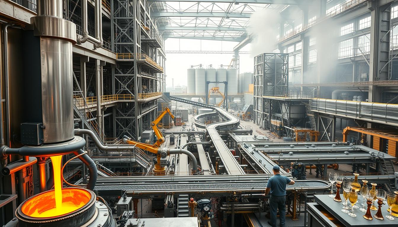 Produktionslinie Glasproduktion – Definition erklärt
